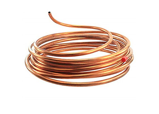 ASTM B359 Copper Plumbing Pipe , Type K / L Copper Pipe Coil Custom Length