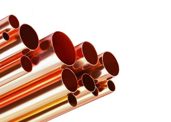 100mm Round Copper Tube , Seamless Copper Pipe For Oil Transportation
