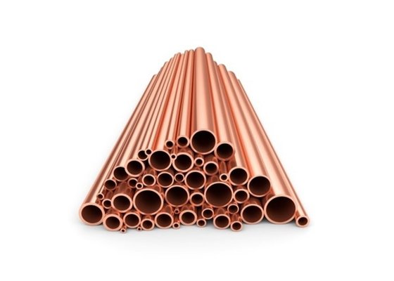 Round Beryllium Copper Pipe , UNS C17200 Copper Alloy Tube For Water Heater