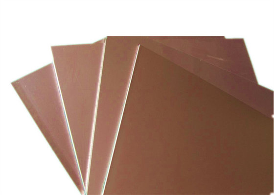 Anti Abrasion Beryllium Copper Plate UNS C17500 C17200 Customized Thickness